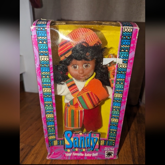 Toys | Sandy Yla Eason Olmec Baby Doll 9 12 African American Black ...